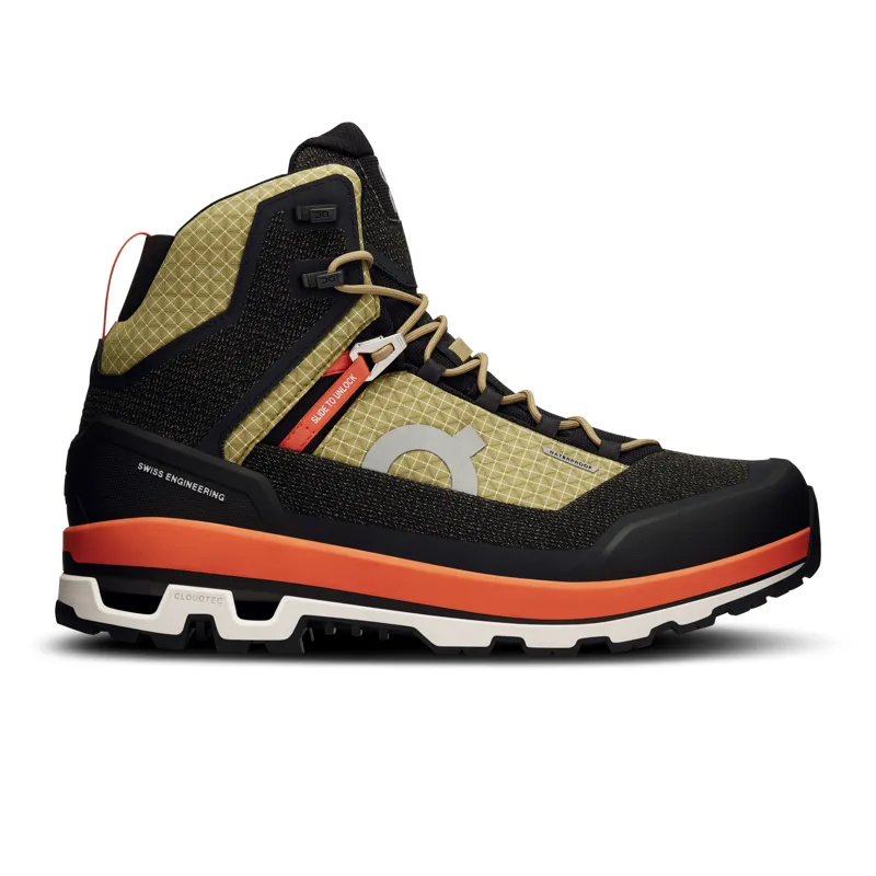 On Running Men's Cloudalpine Waterproof in Safari/Black