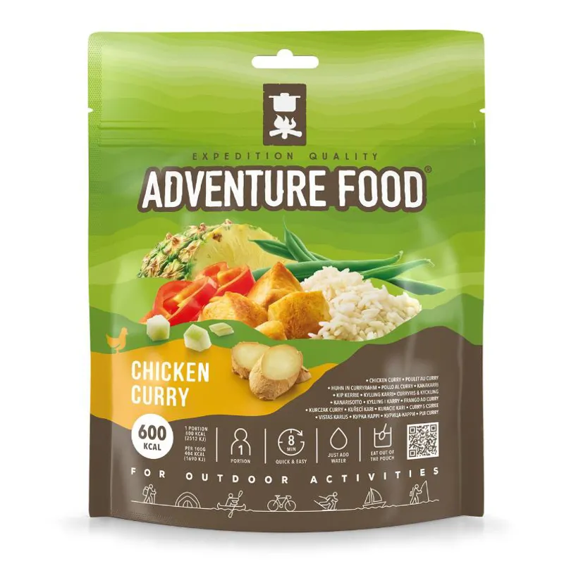 Adventure Food Meal Chicken Curry for One Person