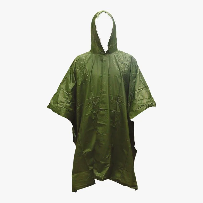 Highlander Unisex PVC Poncho in Olive