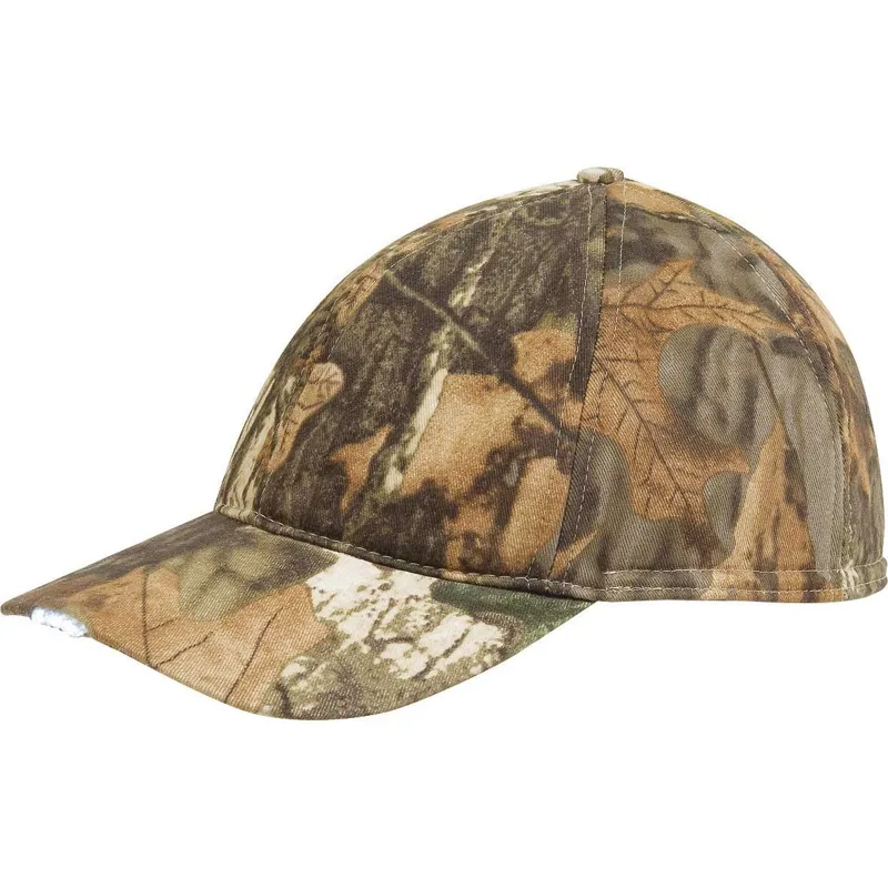 Jack Pyke Wildfowlers Cap with Led Light- Real Tree Camo