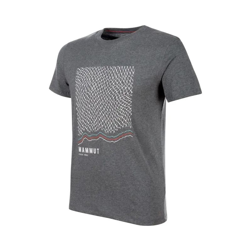 MAMMUT MENS SLOPER T-SHIRT STORM MELANGE