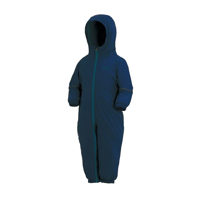 Regatta Splosh III Breathable Waterproof Kids Puddle Suit in Navy