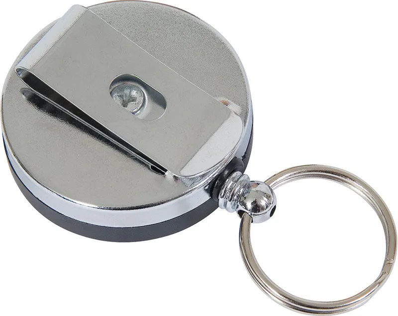 Viper Retract ID Card/Key Holder in Sliver